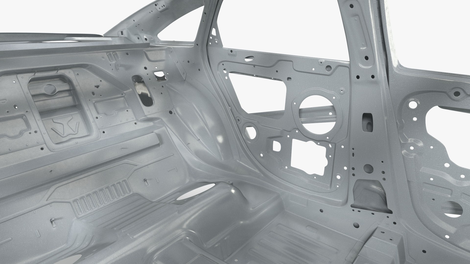 Sedan Frame Structure Model - TurboSquid 2208689