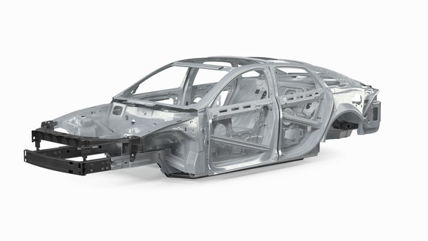 modelo 3d Estructura del marco del sedán - TurboSquid 2208689