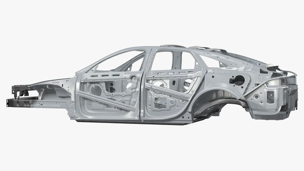 modelo 3d Estructura del marco del sedán - TurboSquid 2208689