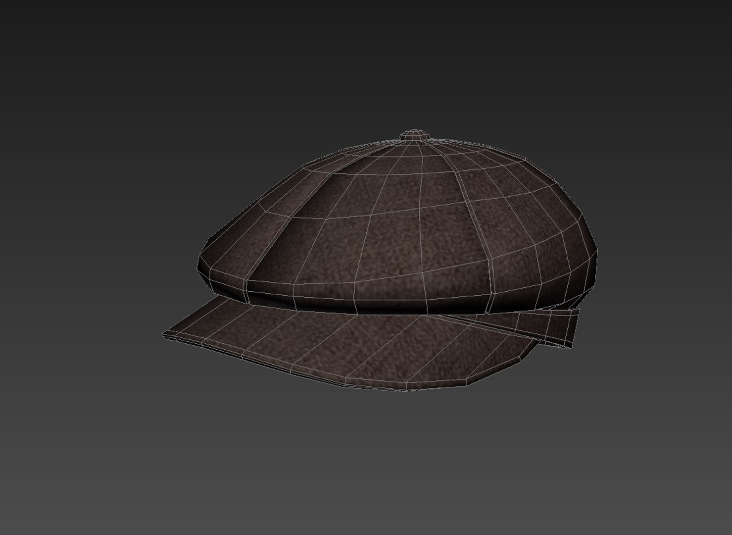 3D Model Gatsby Cap - TurboSquid 1430483