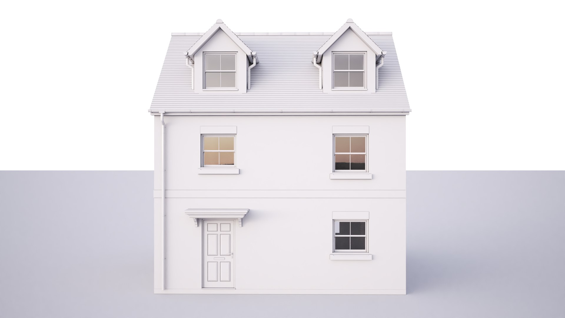British House Theale B 3D Model - TurboSquid 2118560
