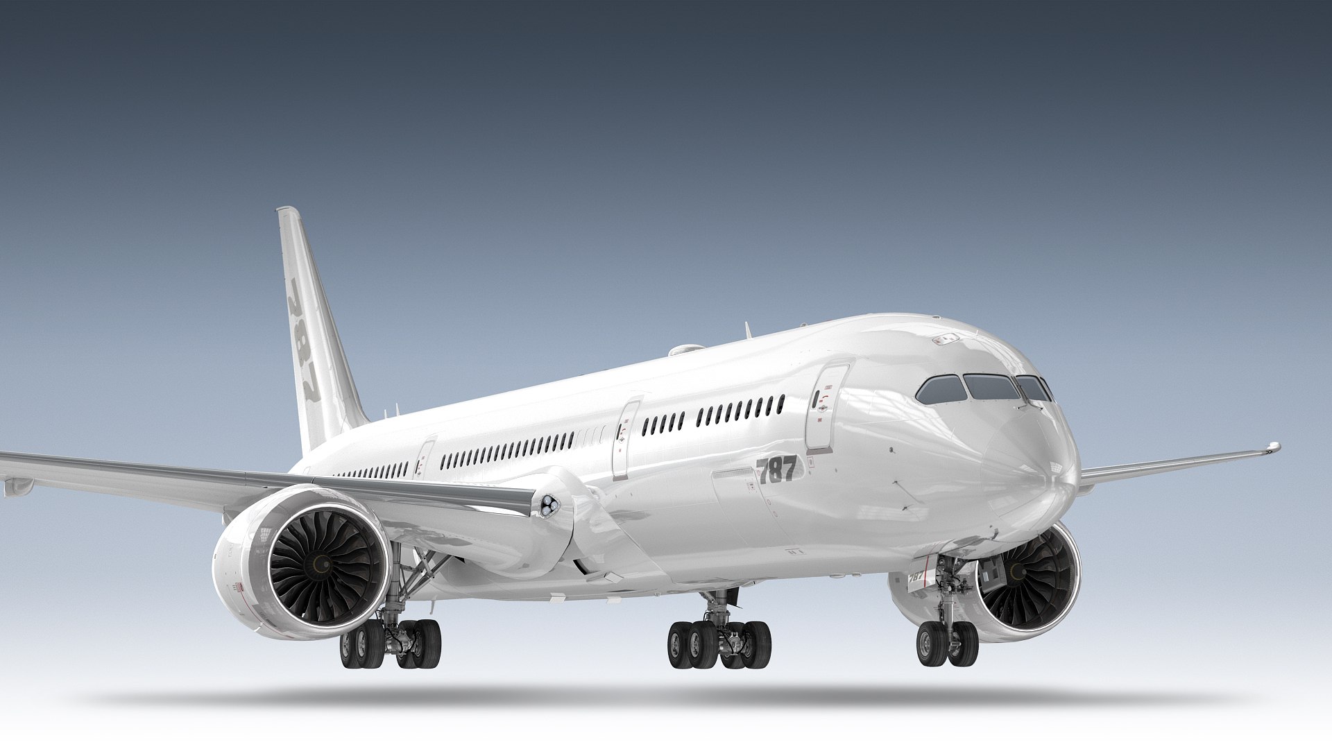 3d Model Boeing 787-9 Dreamliner Plane