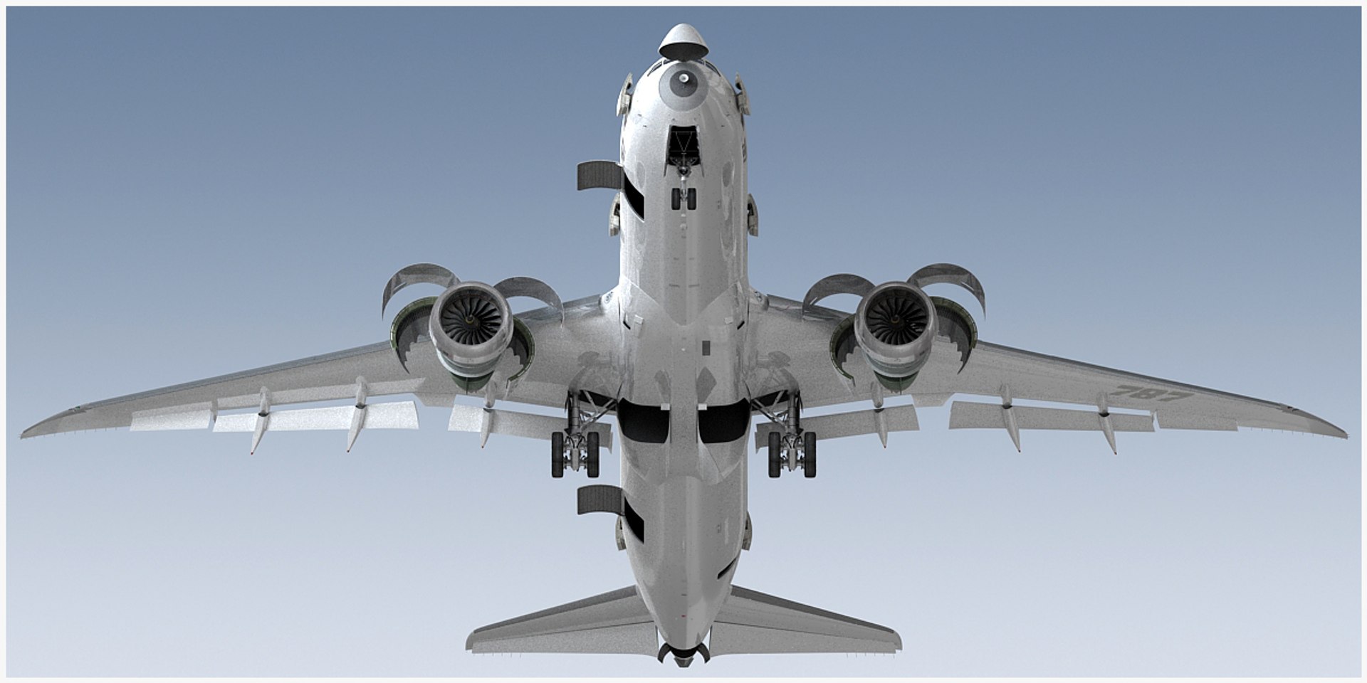 3d model boeing 787-9 dreamliner plane