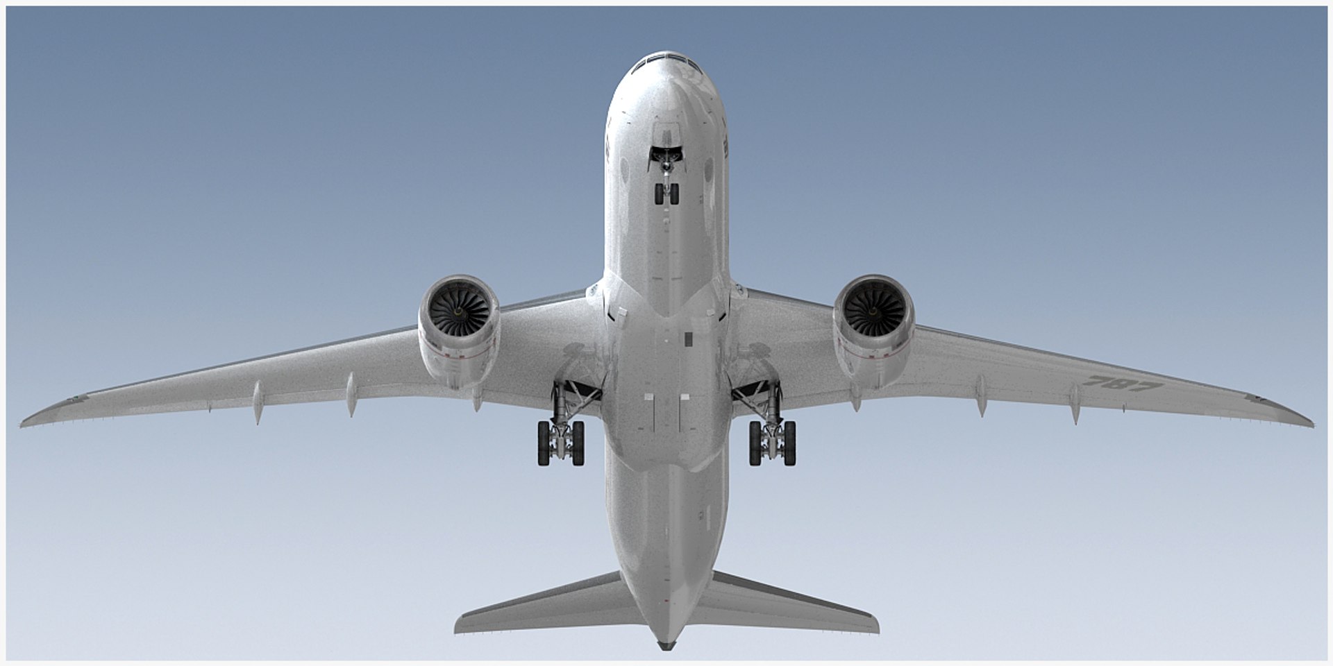3d model boeing 787-9 dreamliner plane
