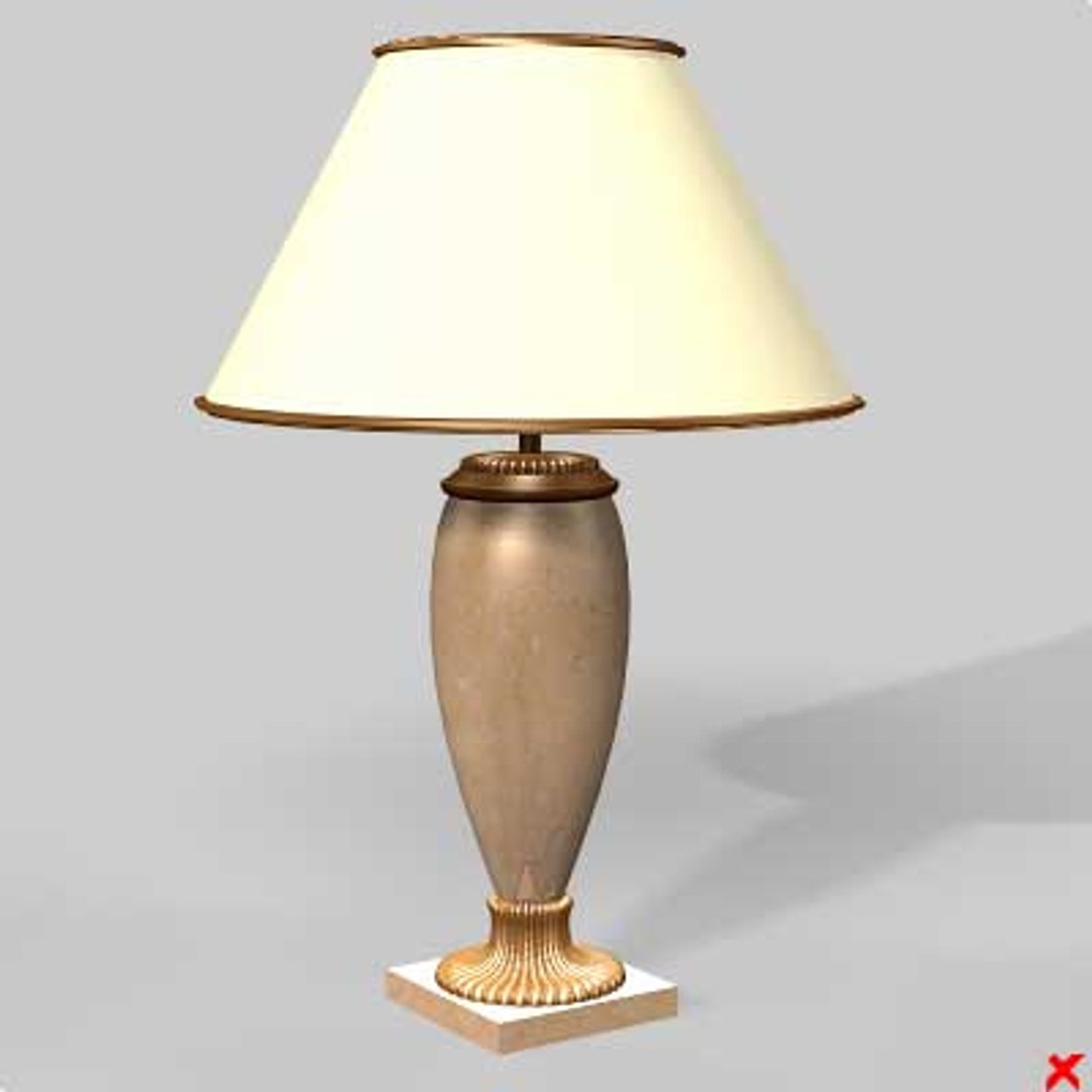 3d table lamp model