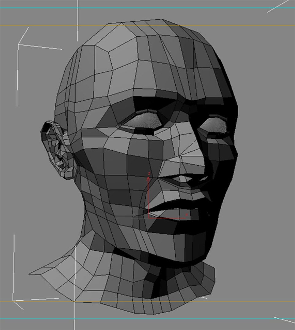 3d Generic Male Head