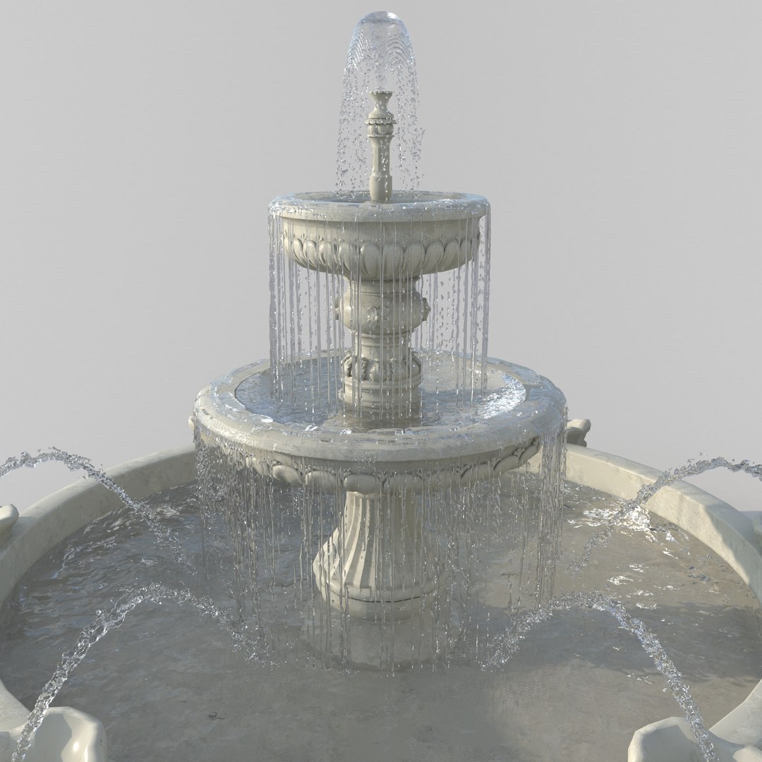 3D Classic Fountain - TurboSquid 1961738