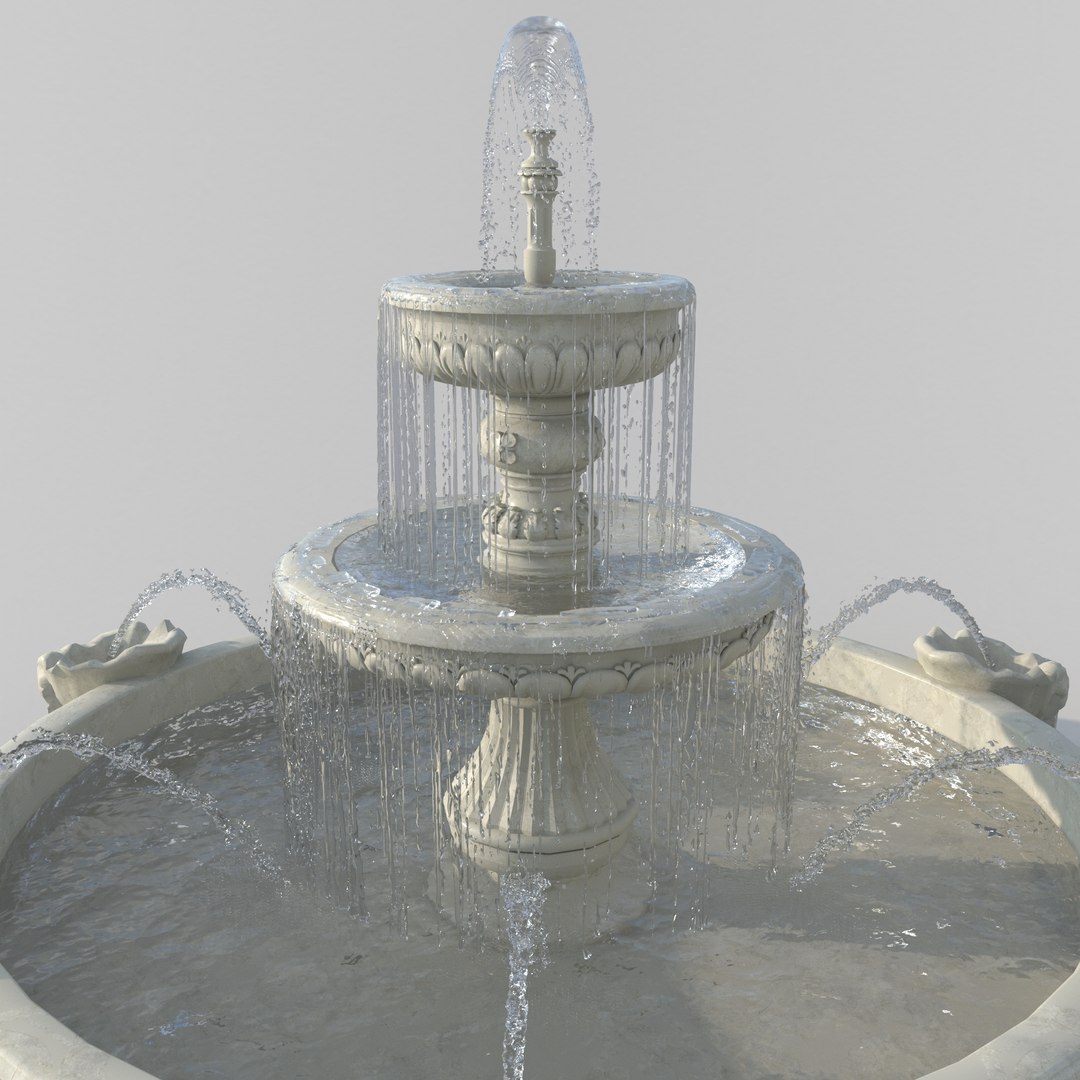 3D Classic Fountain - TurboSquid 1961738