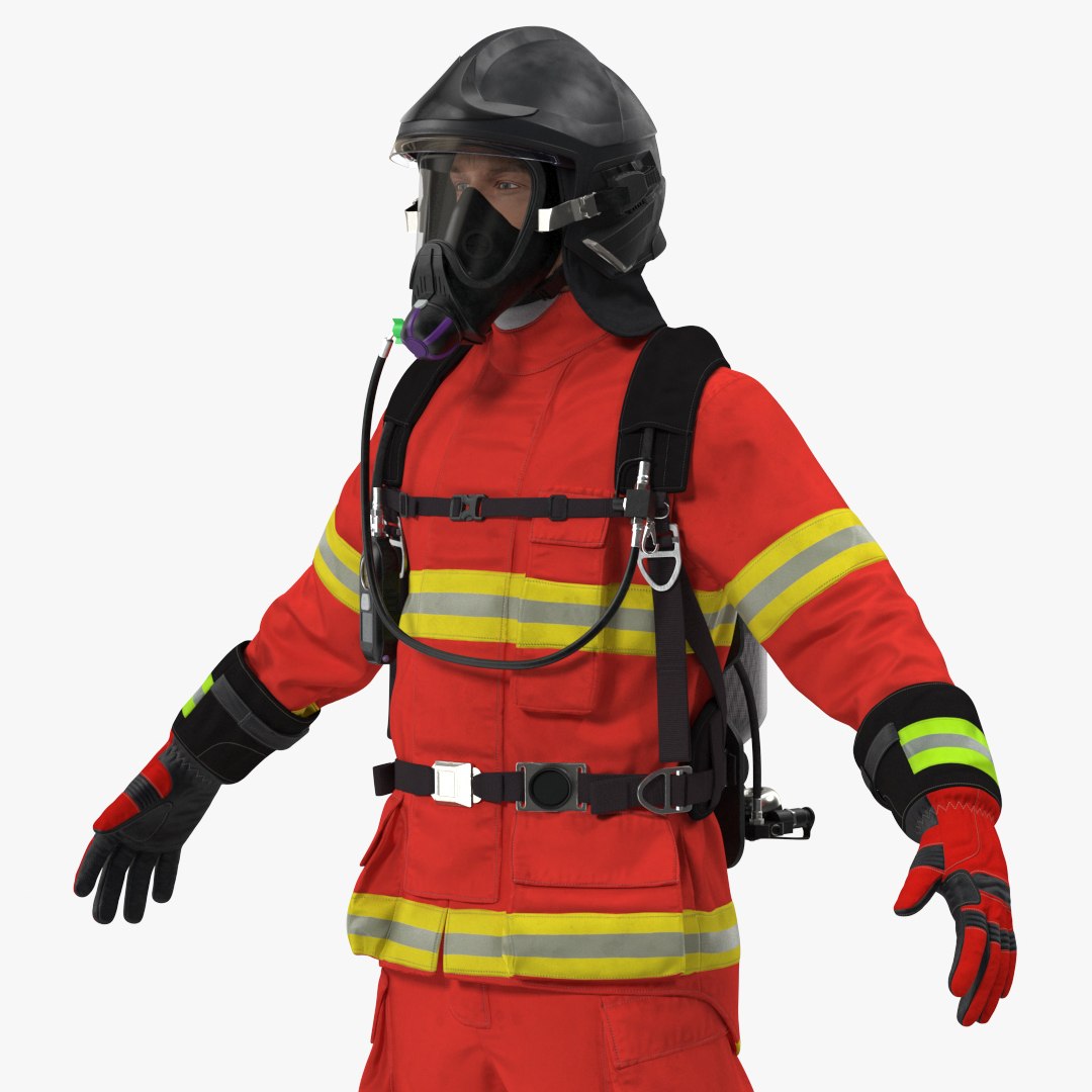 Firefighter Rescuer Rigged For Modo 3D Model - TurboSquid 1724974