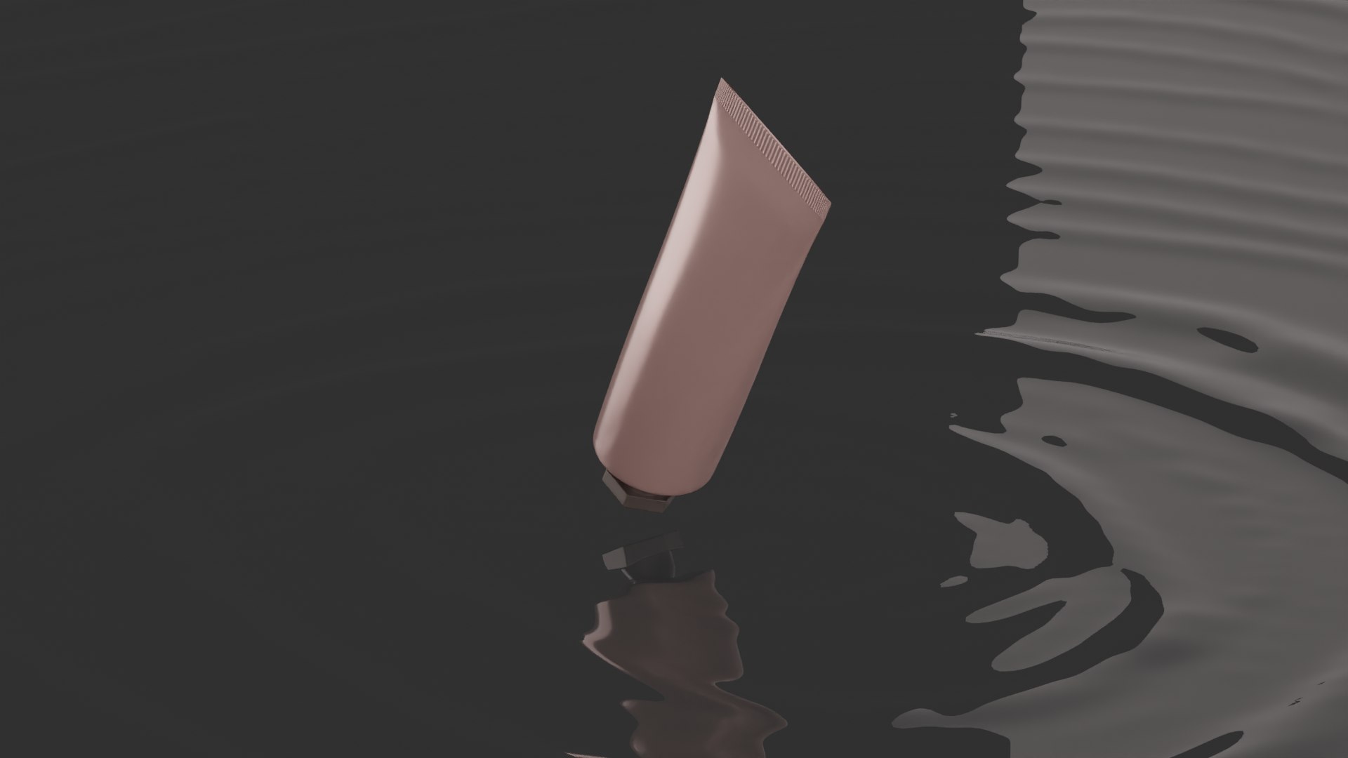 3D Cosmetic Tube With Water Reflection - TurboSquid 2193523
