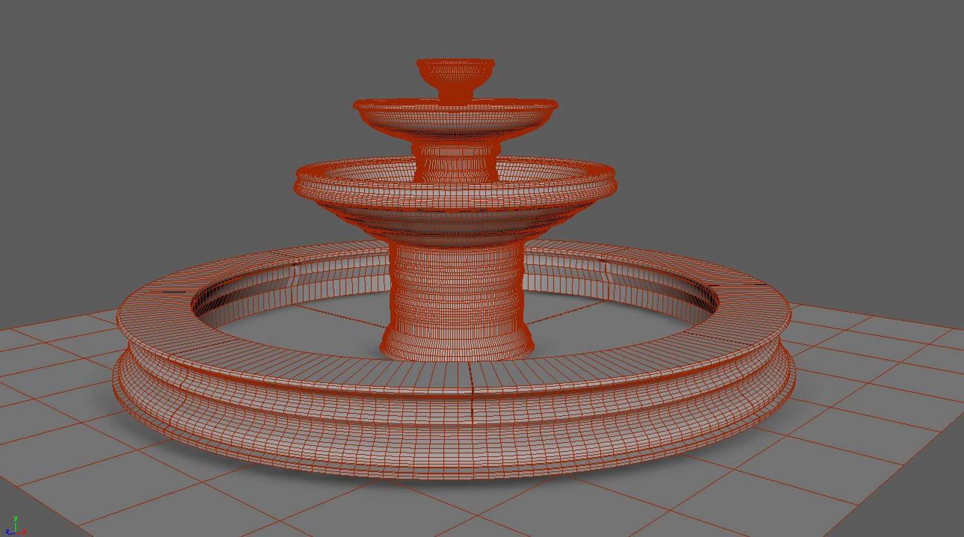 3D Water Fountain Model - TurboSquid 1512640
