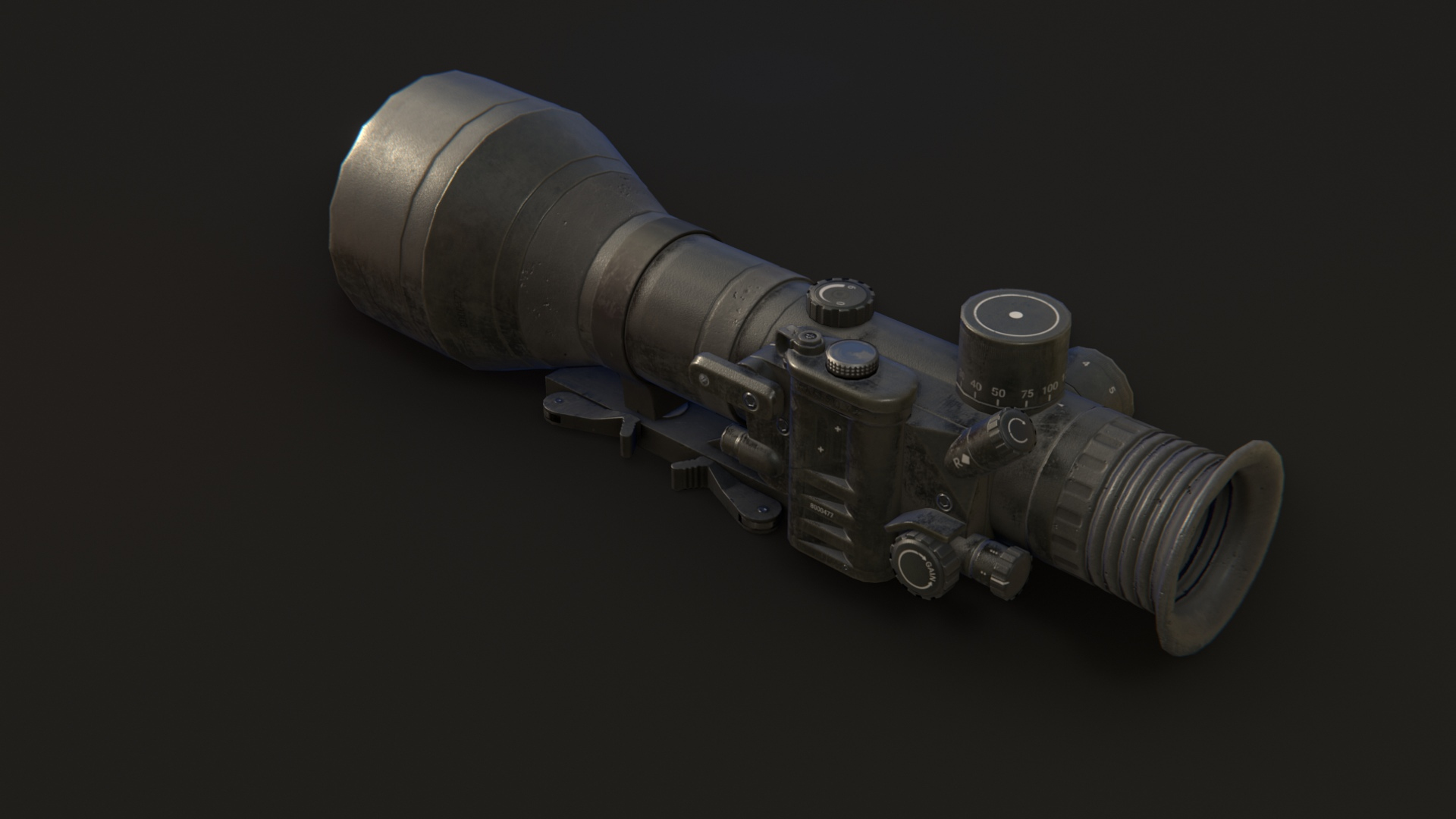 3D Night Vision Scope Model - TurboSquid 1516965