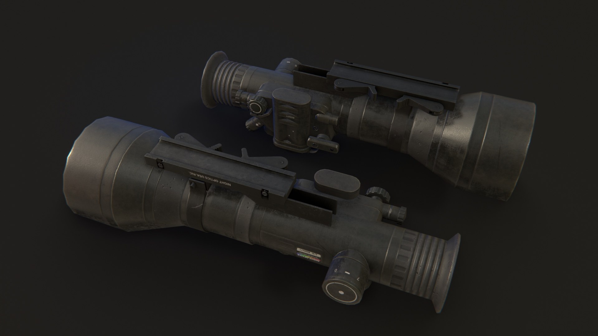 3D Night Vision Scope Model - TurboSquid 1516965