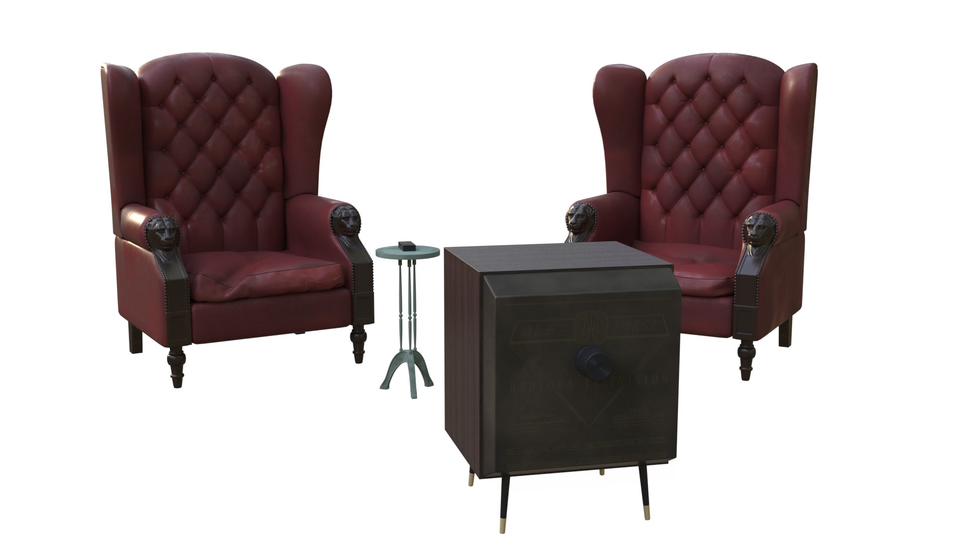 Morpheus Armchair Scene 3D - TurboSquid 1984753