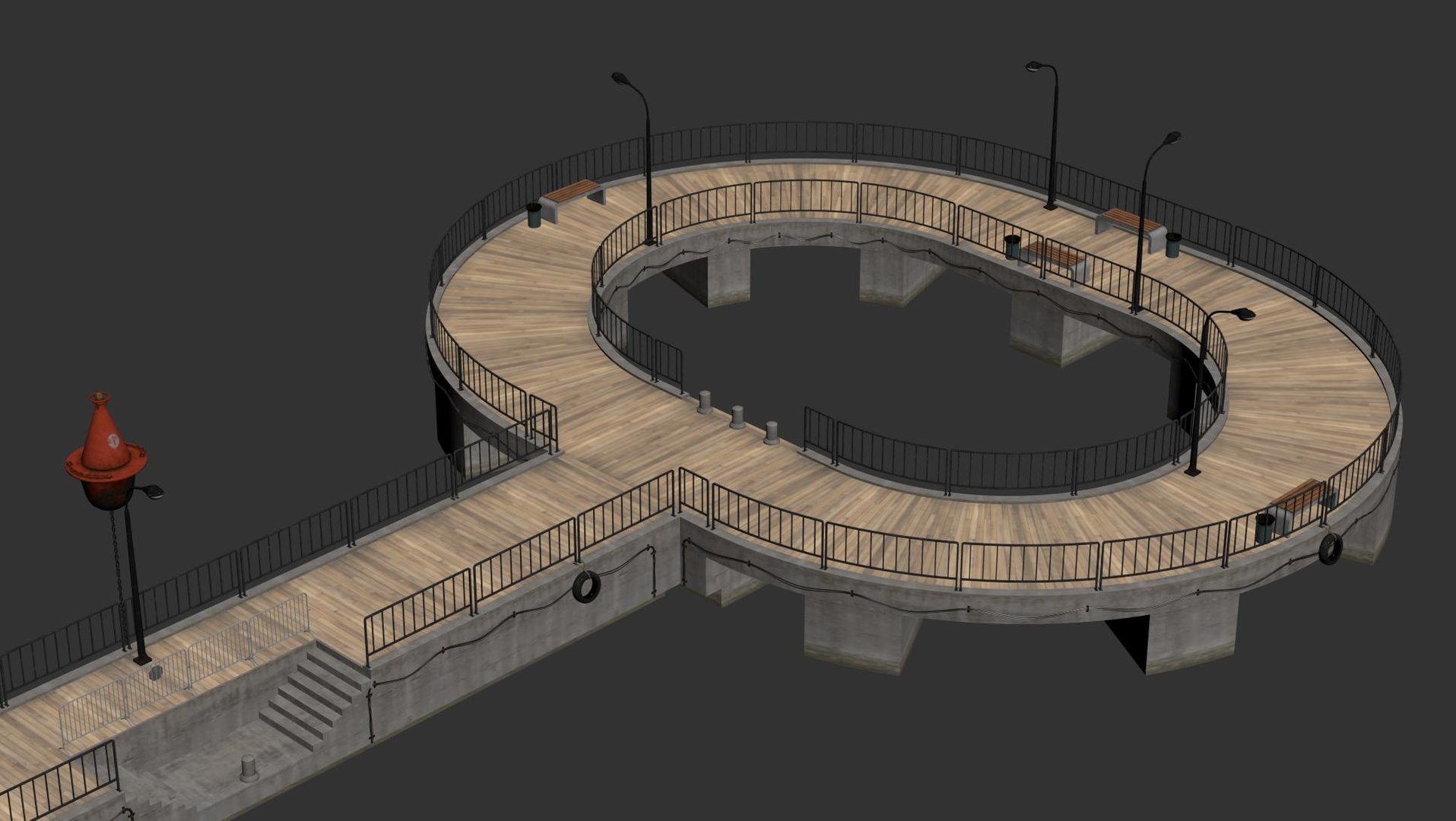 3D Marina For Boats 2022 Model - TurboSquid 1914611