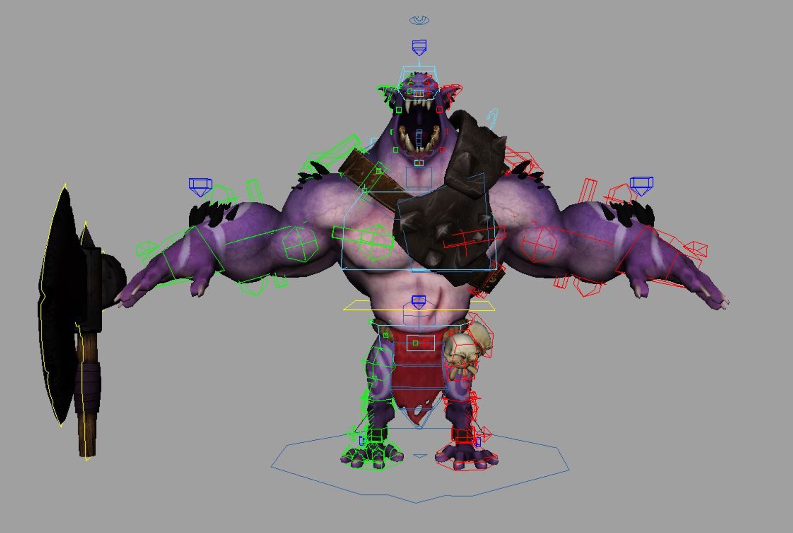 Rig 2014 Animation 3d Model