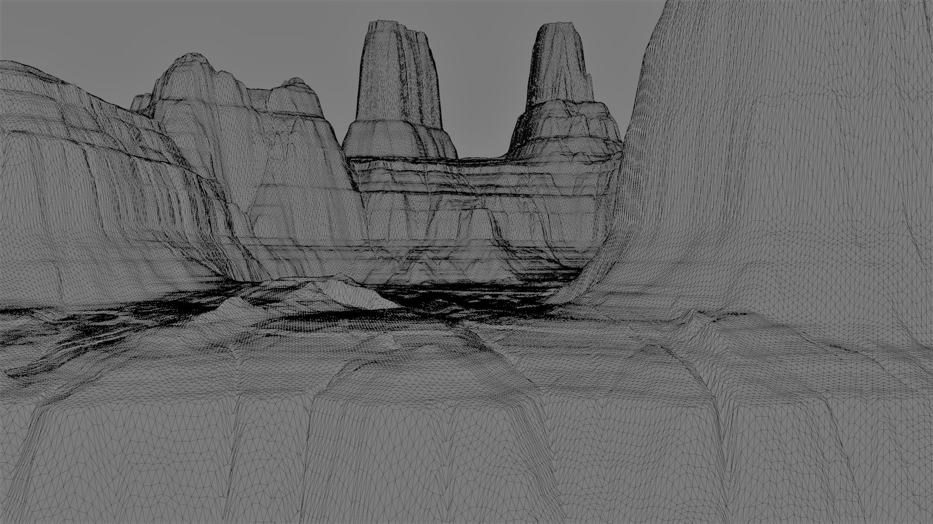 8K Detailed Cliff Landscape 1 Model - TurboSquid 1820516