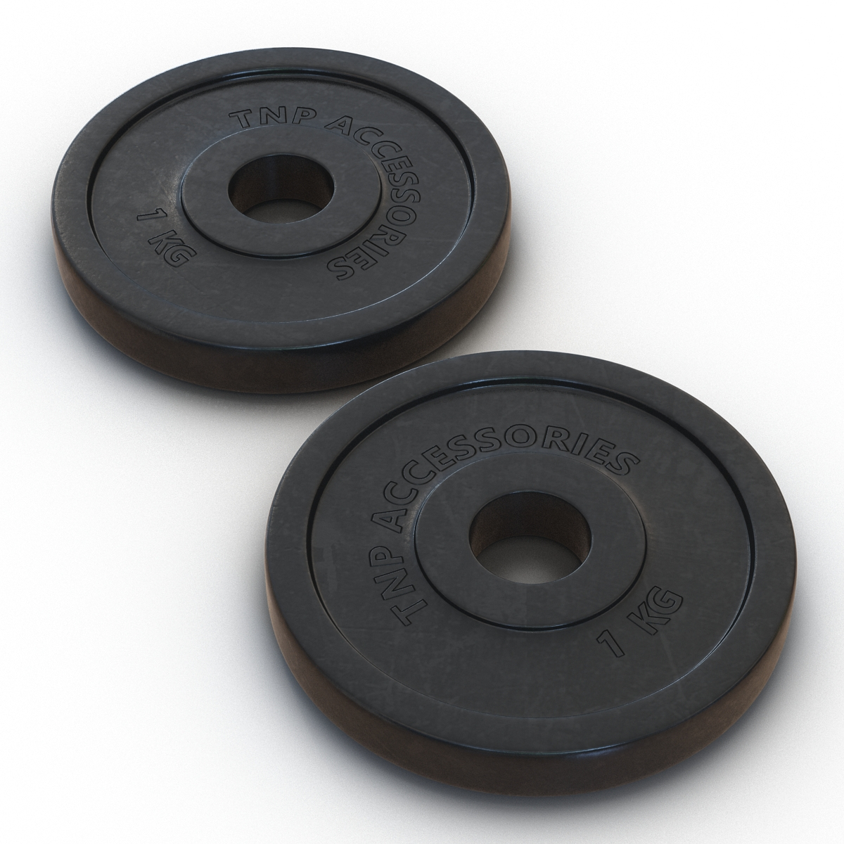 3d model barbell plates