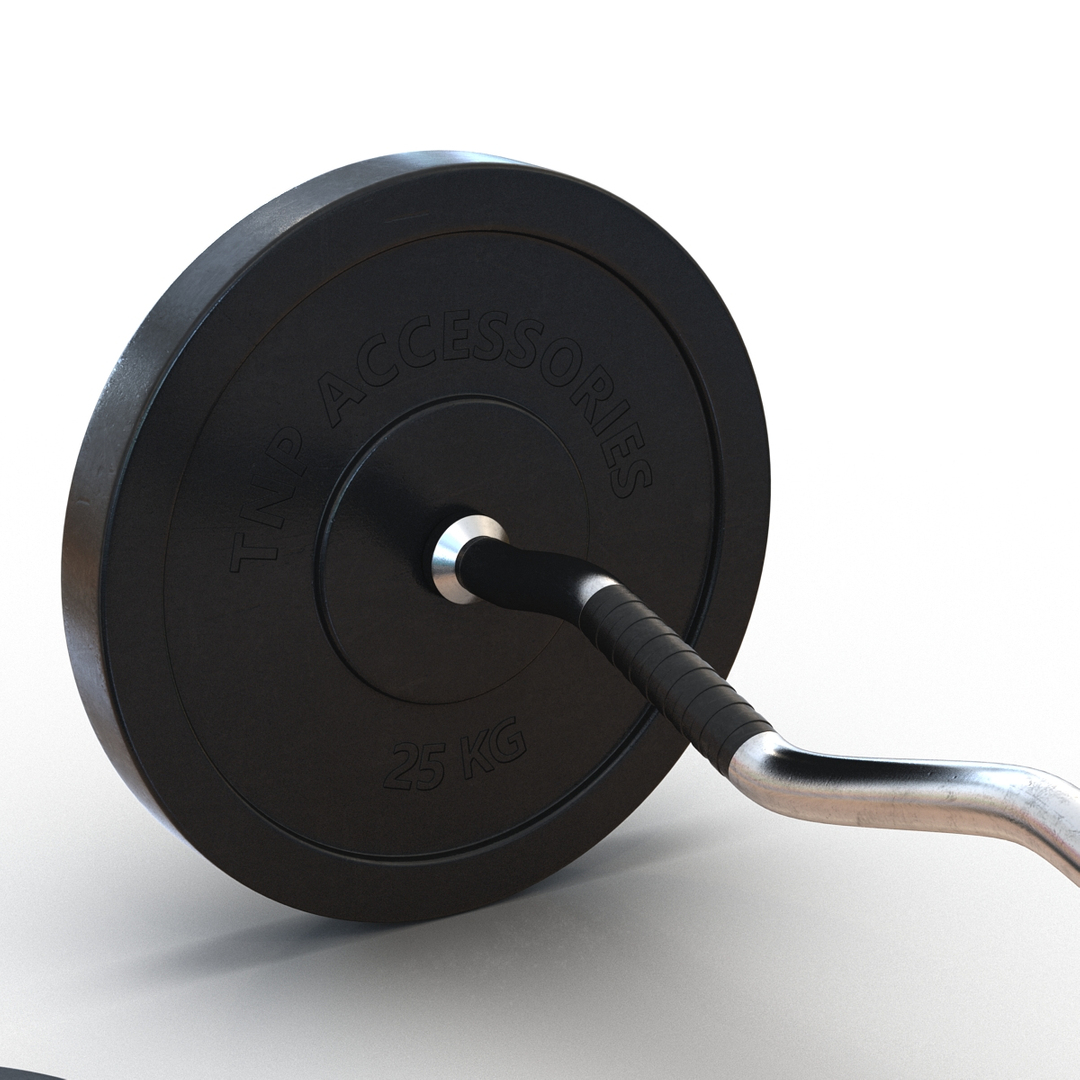 3d model barbell plates