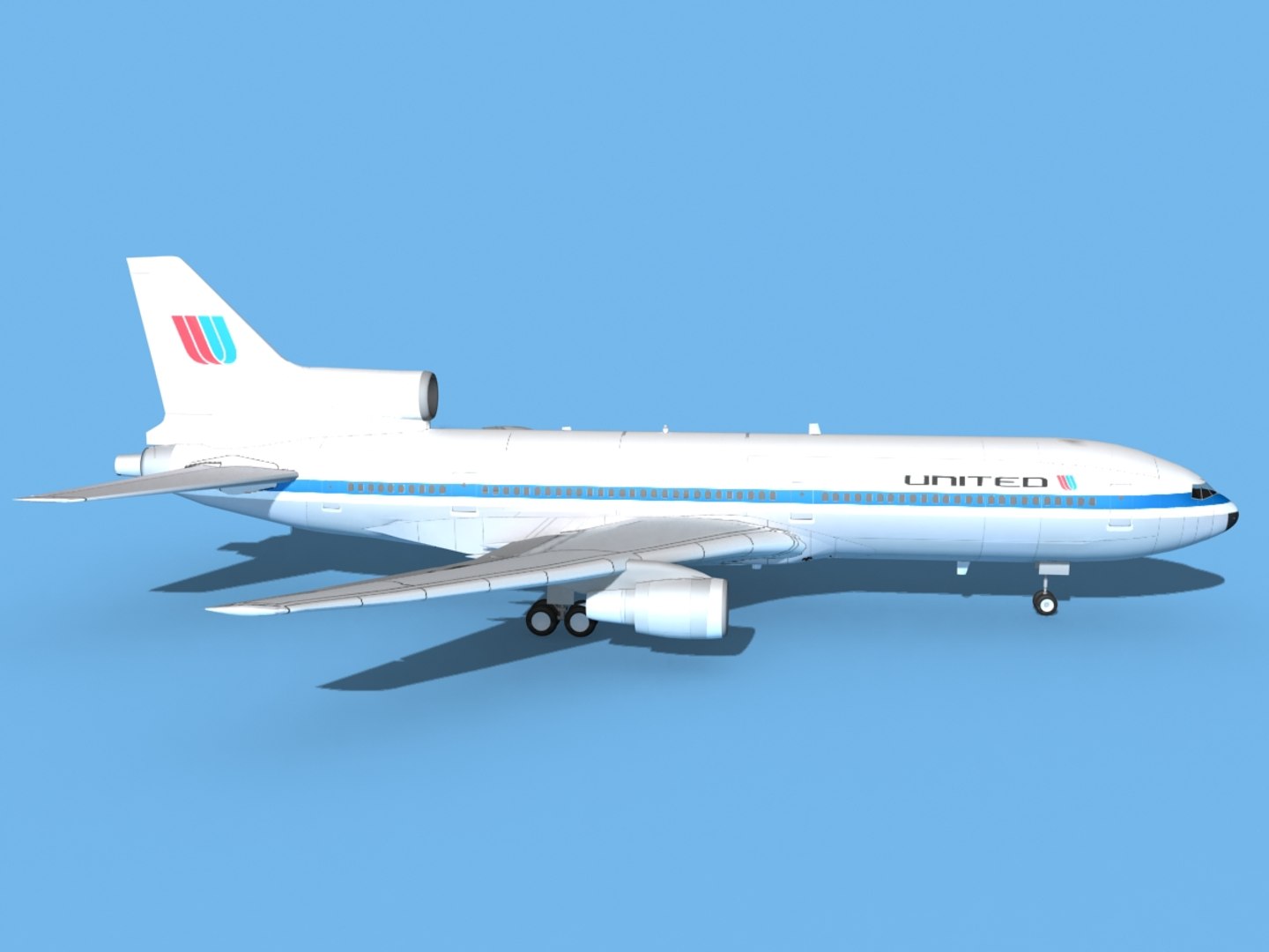 Lockheed l-1011-10 airliner 3D - TurboSquid 1488964