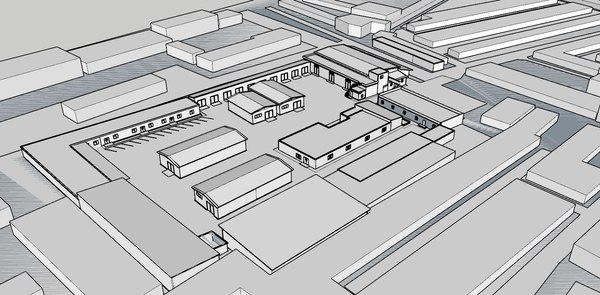 Revit warehouse 3D model - TurboSquid 1476248