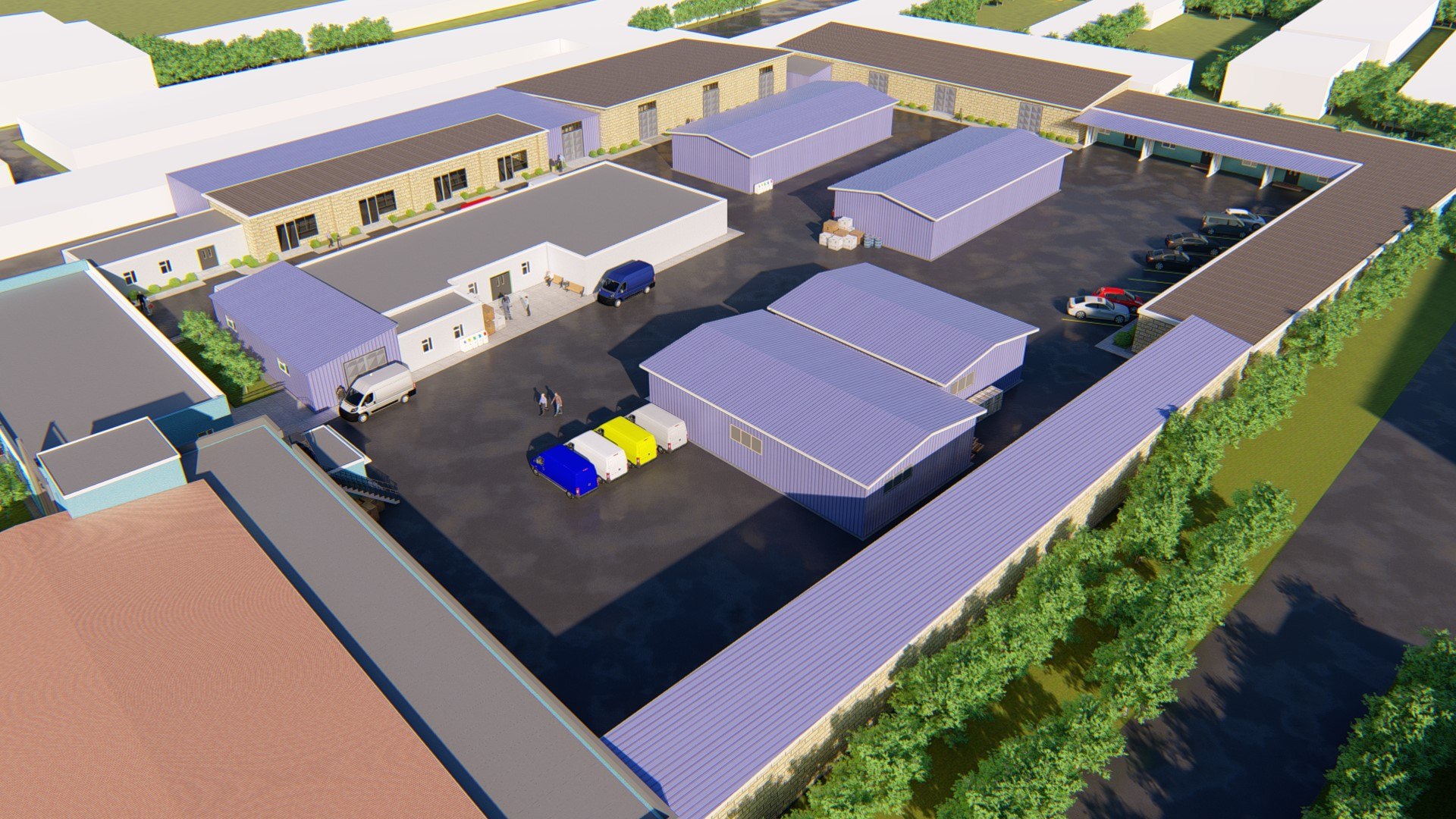 Revit Warehouse 3D Model - TurboSquid 1476248