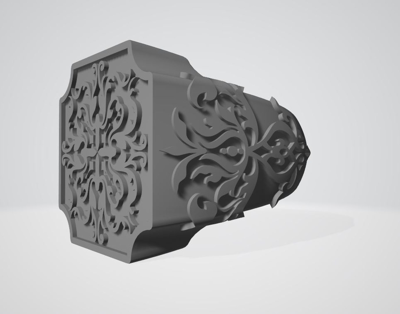 Cube Style Signet Ring 3D - TurboSquid 1490395