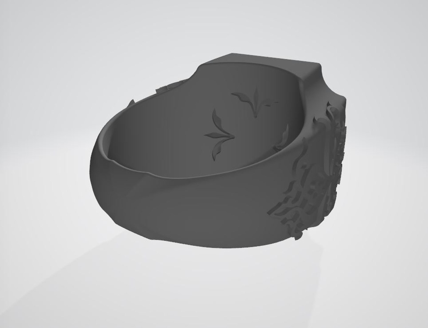 Cube Style Signet Ring 3D - TurboSquid 1490395