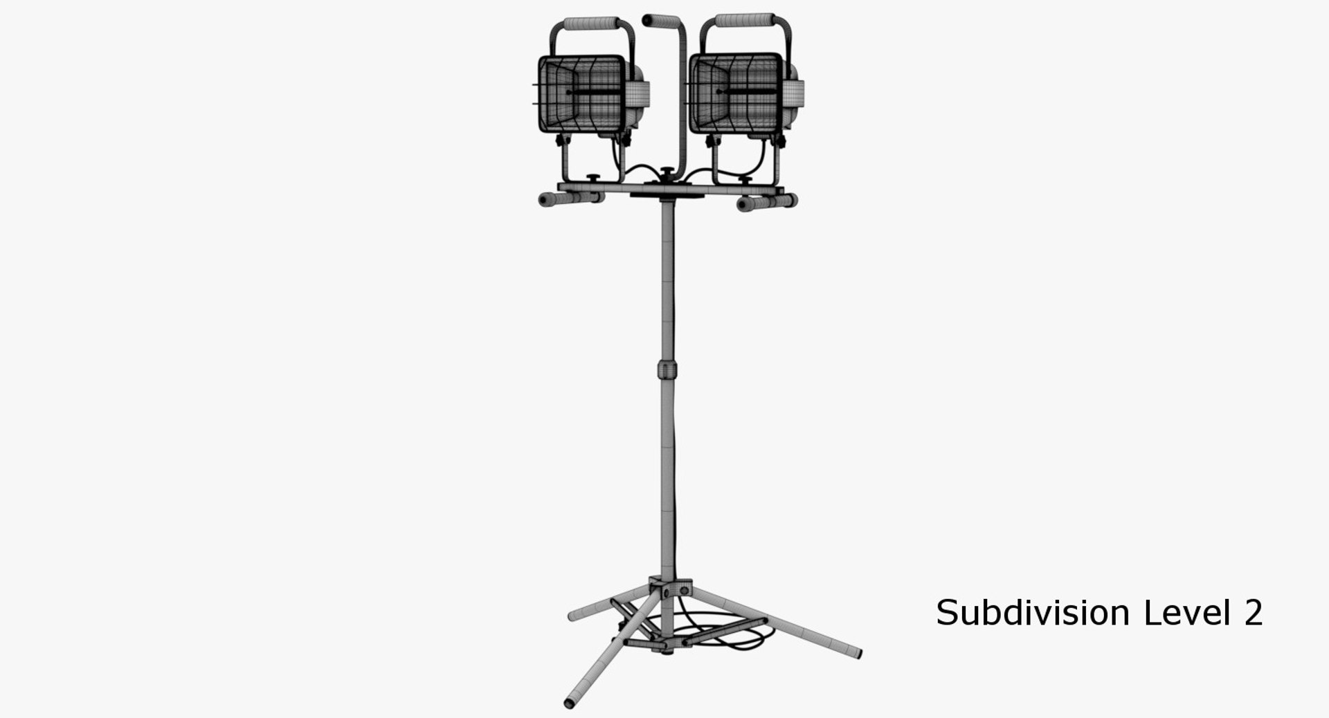 3d Halogen Work Light 2 Model