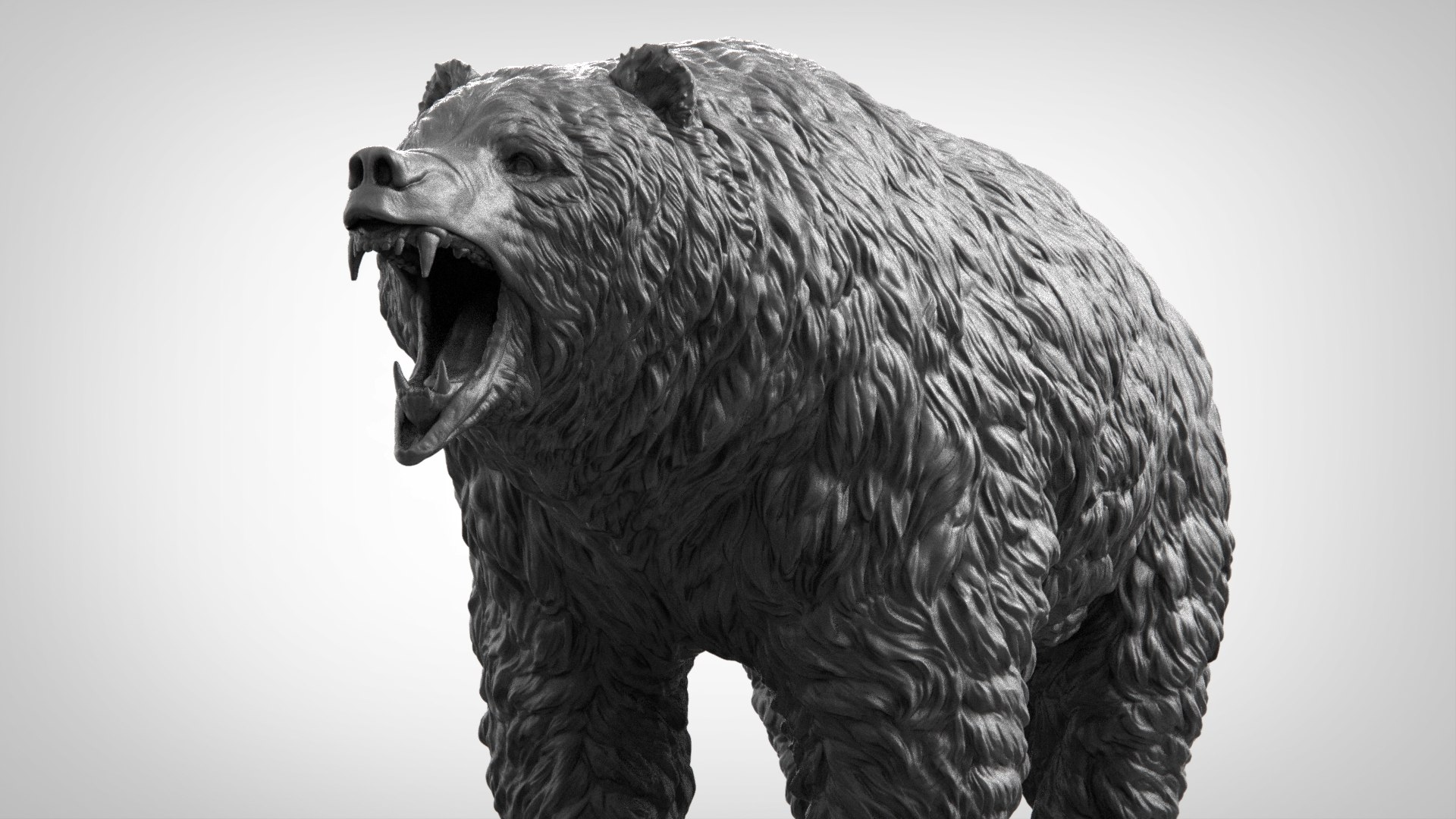 Bear Realistic 3D Model - TurboSquid 1264067
