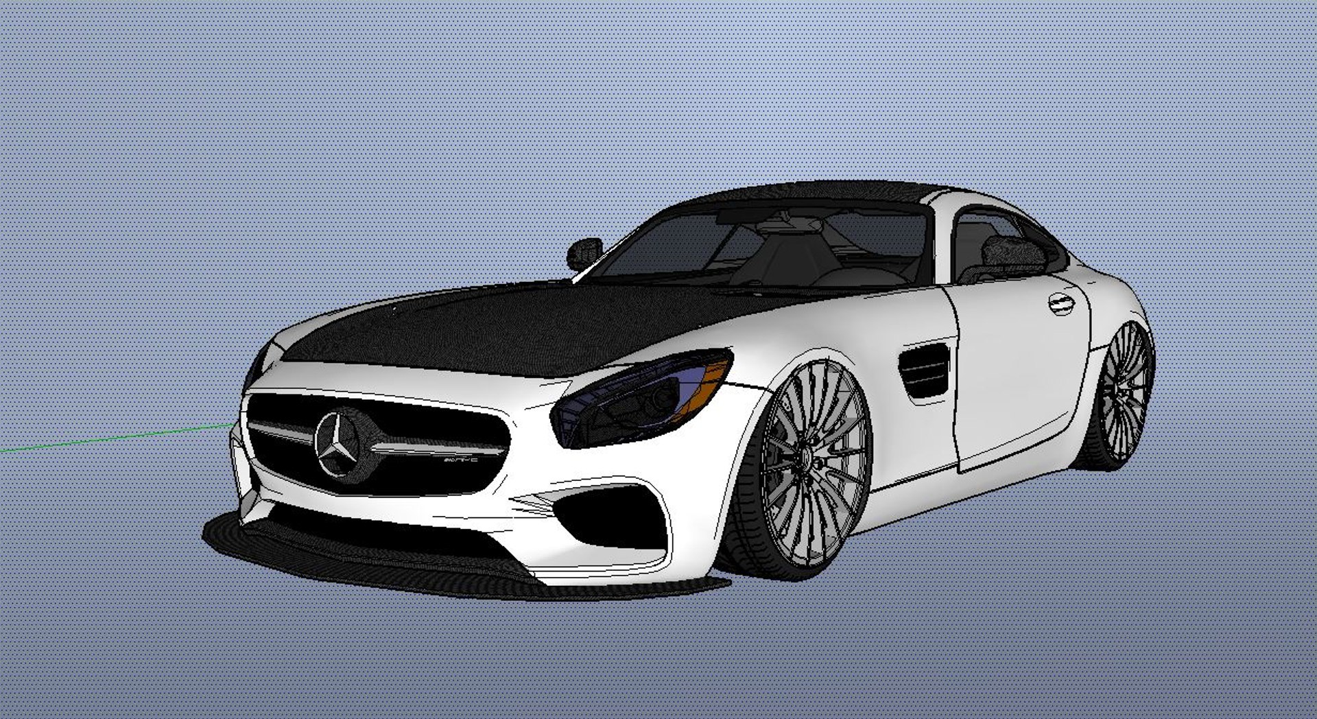 Mercedes Amg Gt Tuning 3d 3ds