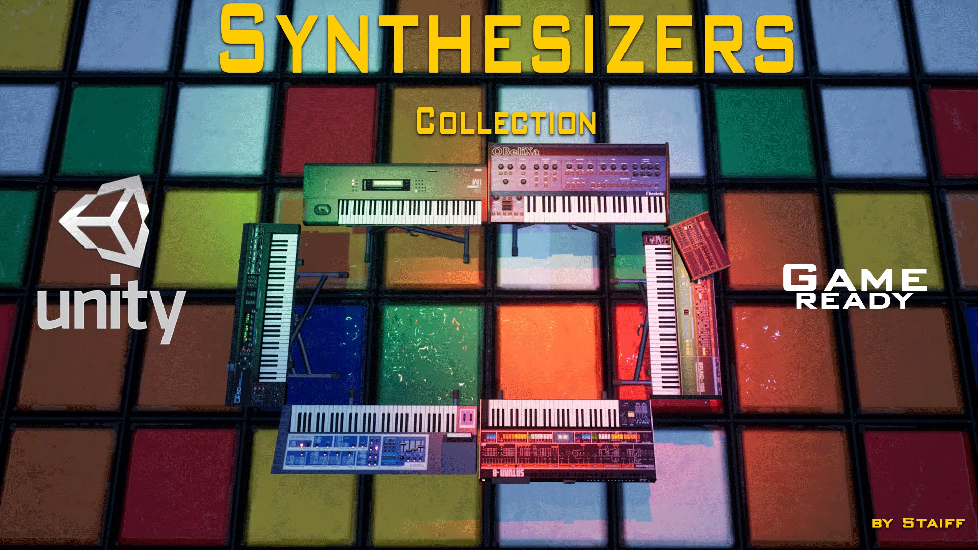 3D модель Synthesizers Collection for Unity - TurboSquid 2032262