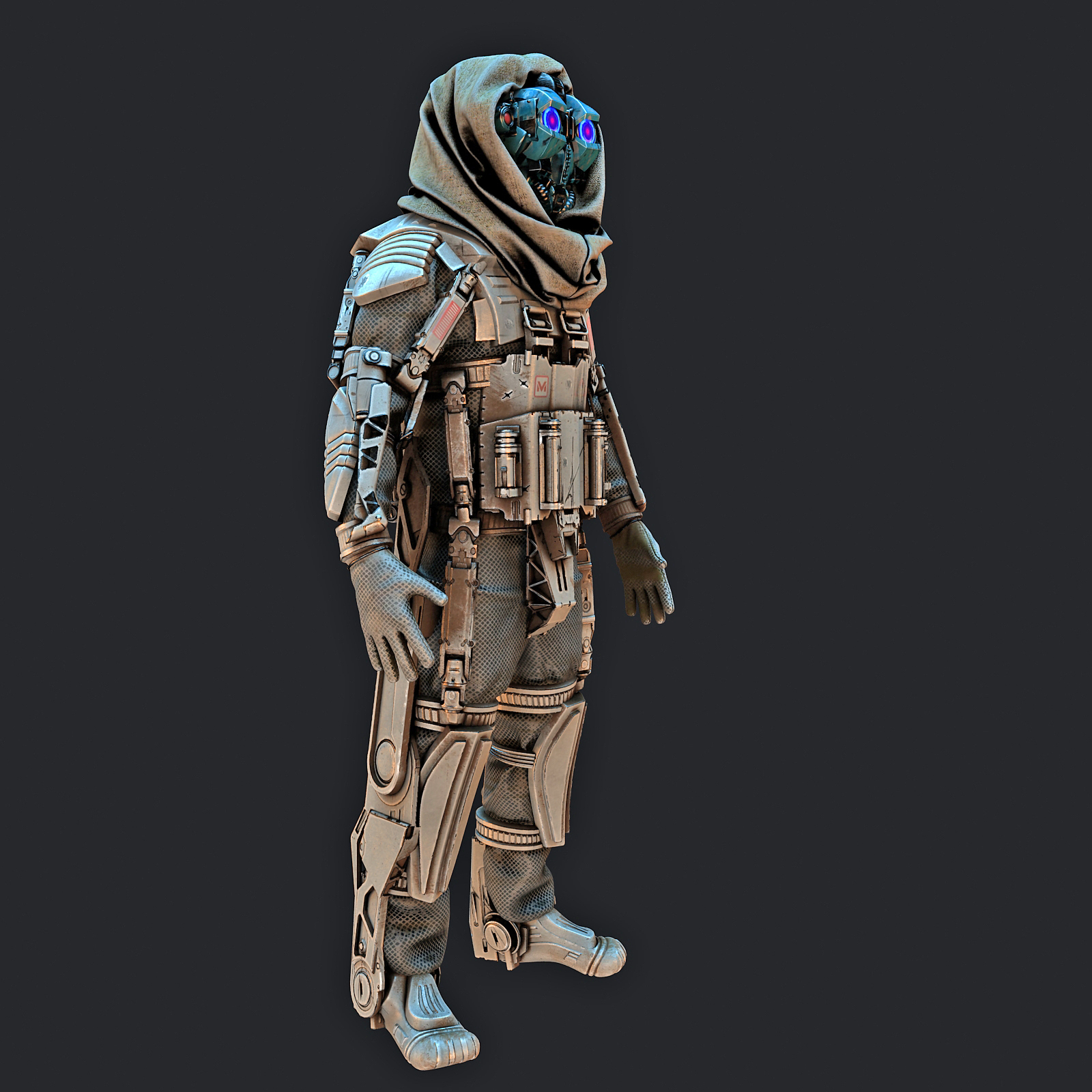 Infiltrator robot hd 3D model - TurboSquid 1330833