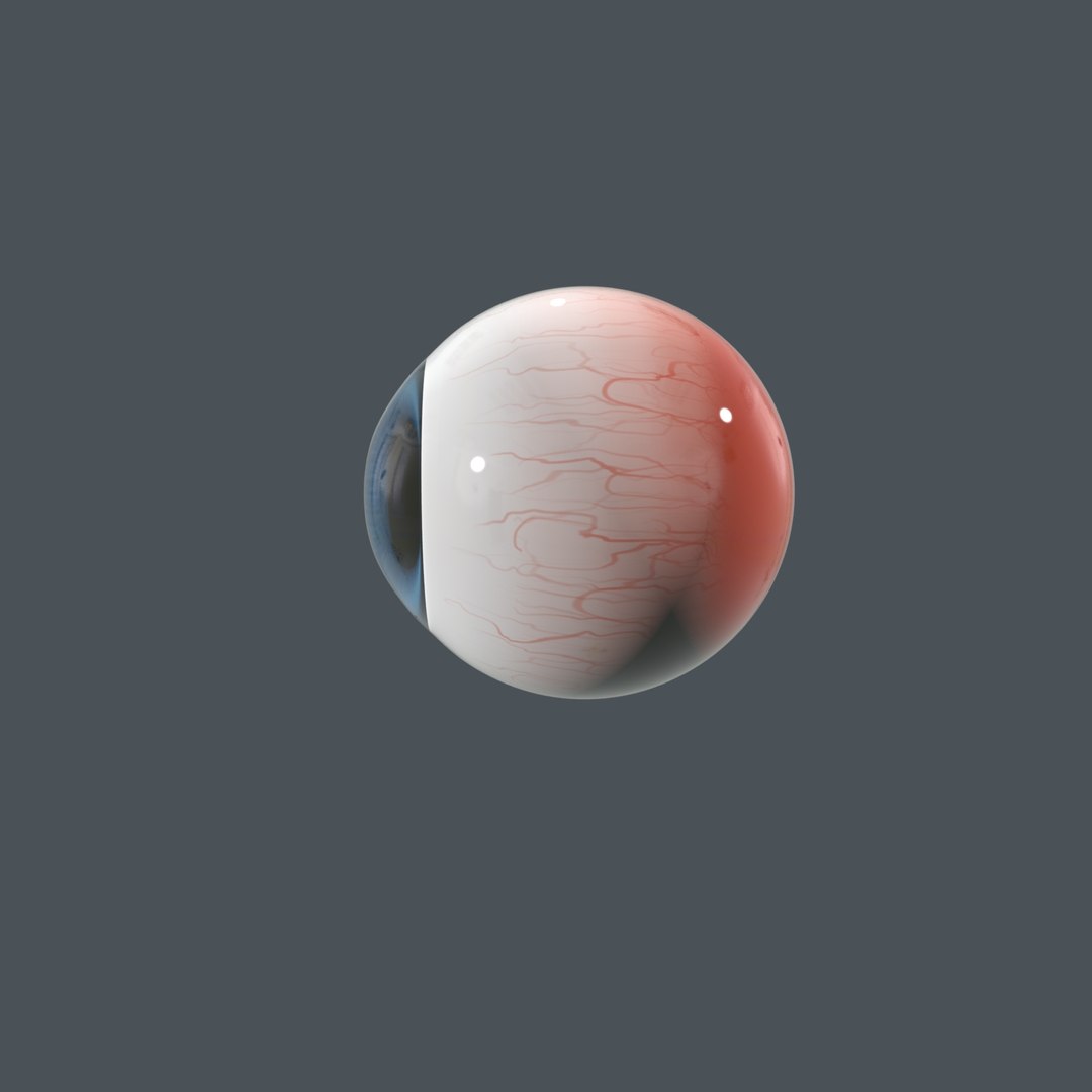 3D cartoon eye model - TurboSquid 1316240