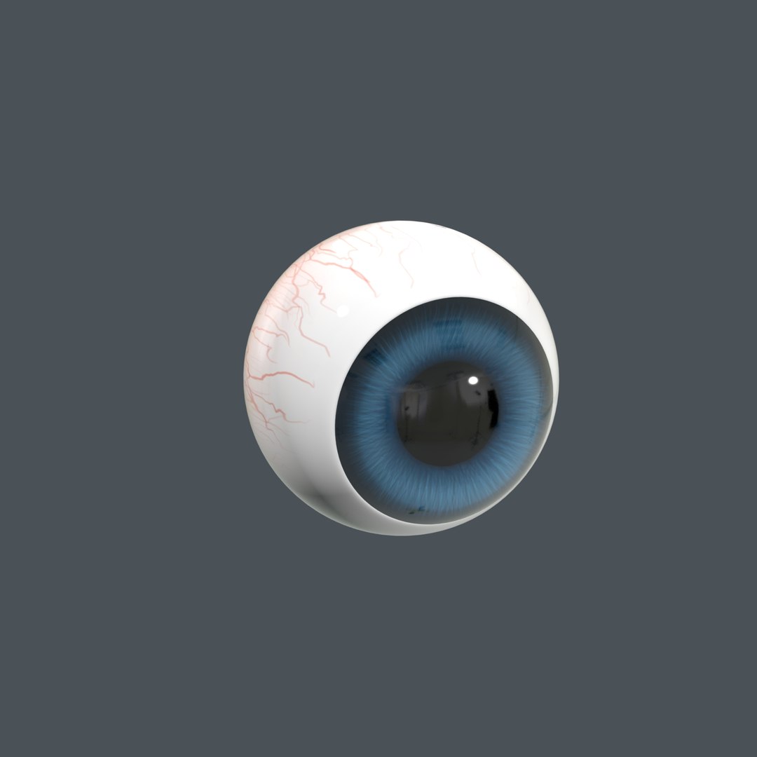 3D cartoon eye model - TurboSquid 1316240