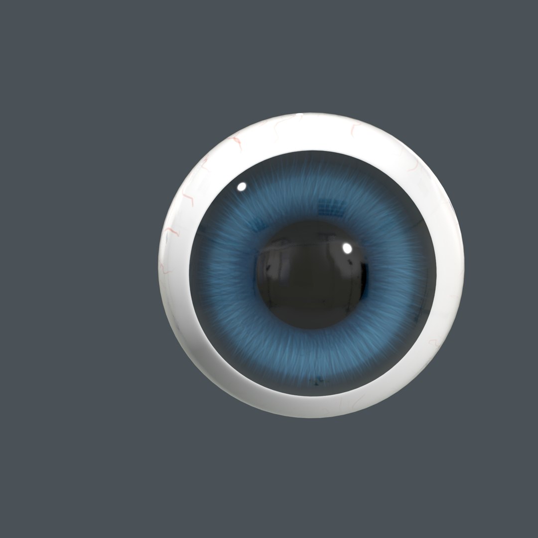 3D cartoon eye model - TurboSquid 1316240