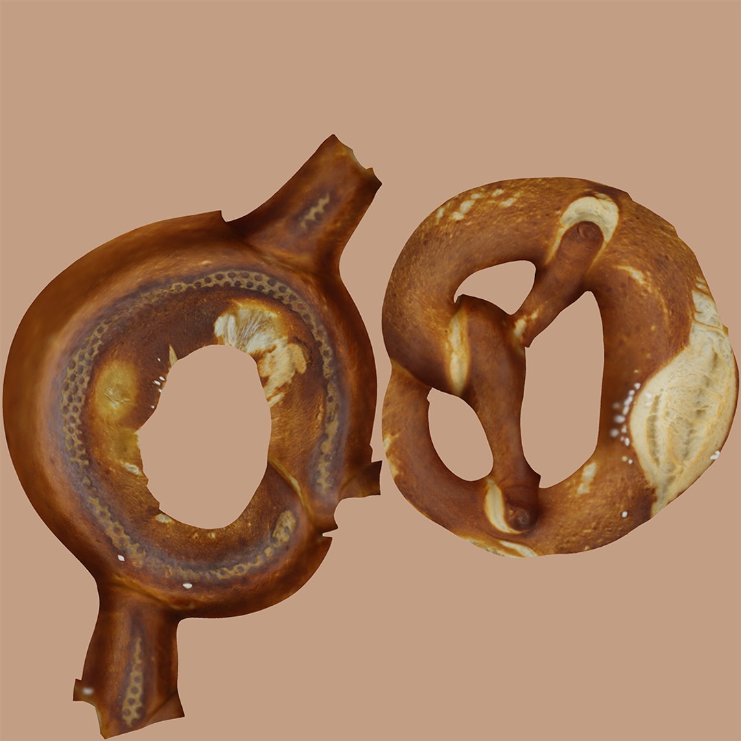 Pretzel - High Poly 3D Model - TurboSquid 1859762