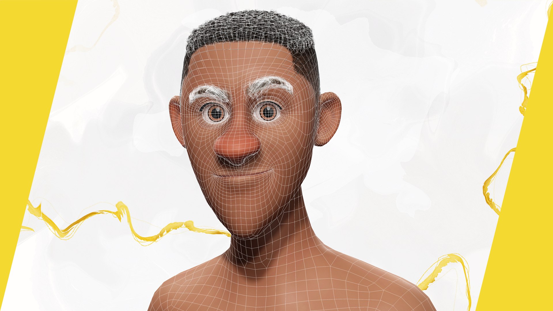 III Versatile Beauty - 3D Afro-American Male Character Low-poly 3D ...
