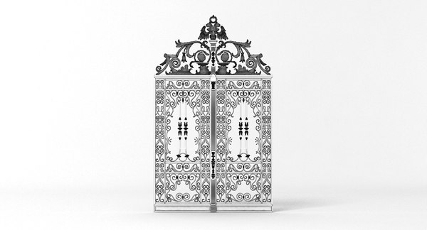 cast iron gate 3d max