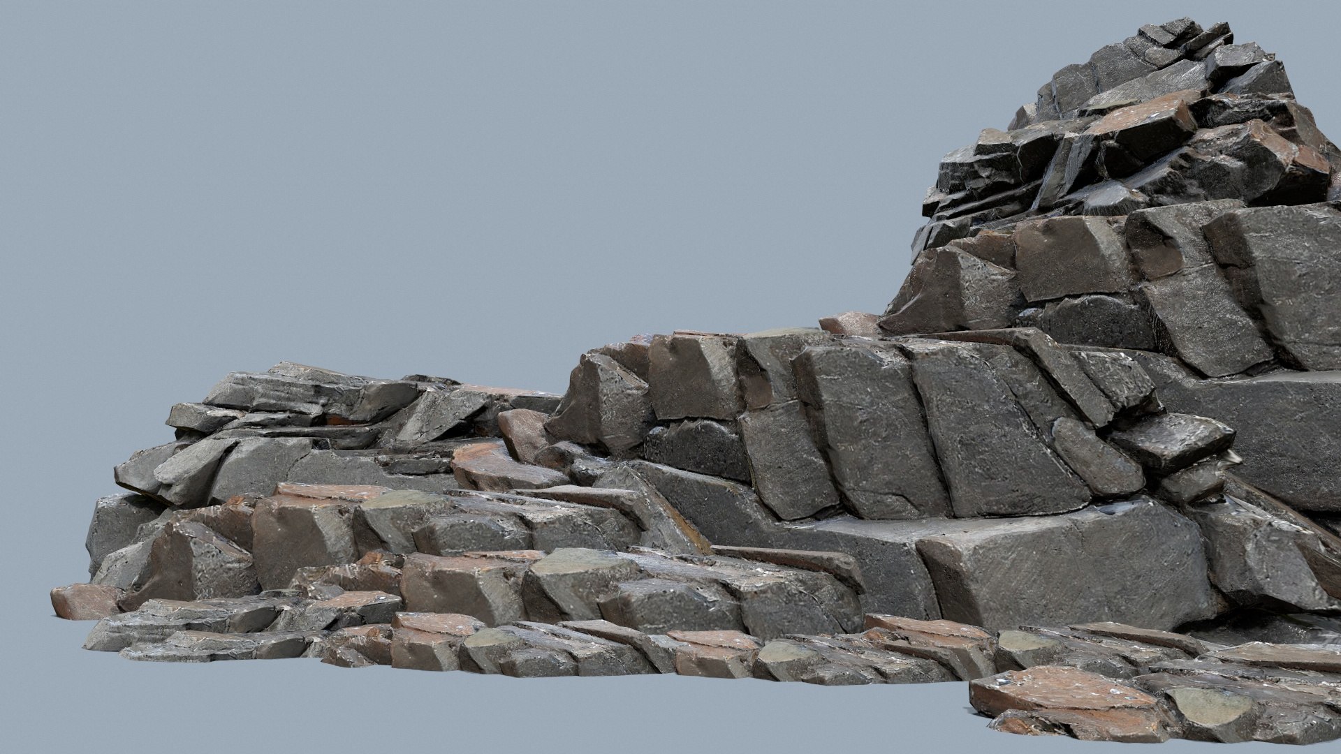 Cliff Rocks 3D Model - TurboSquid 2213397