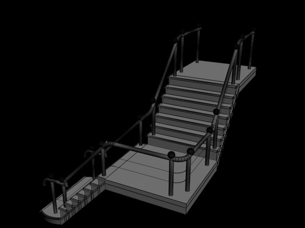Free 3D stair - TurboSquid 1322329