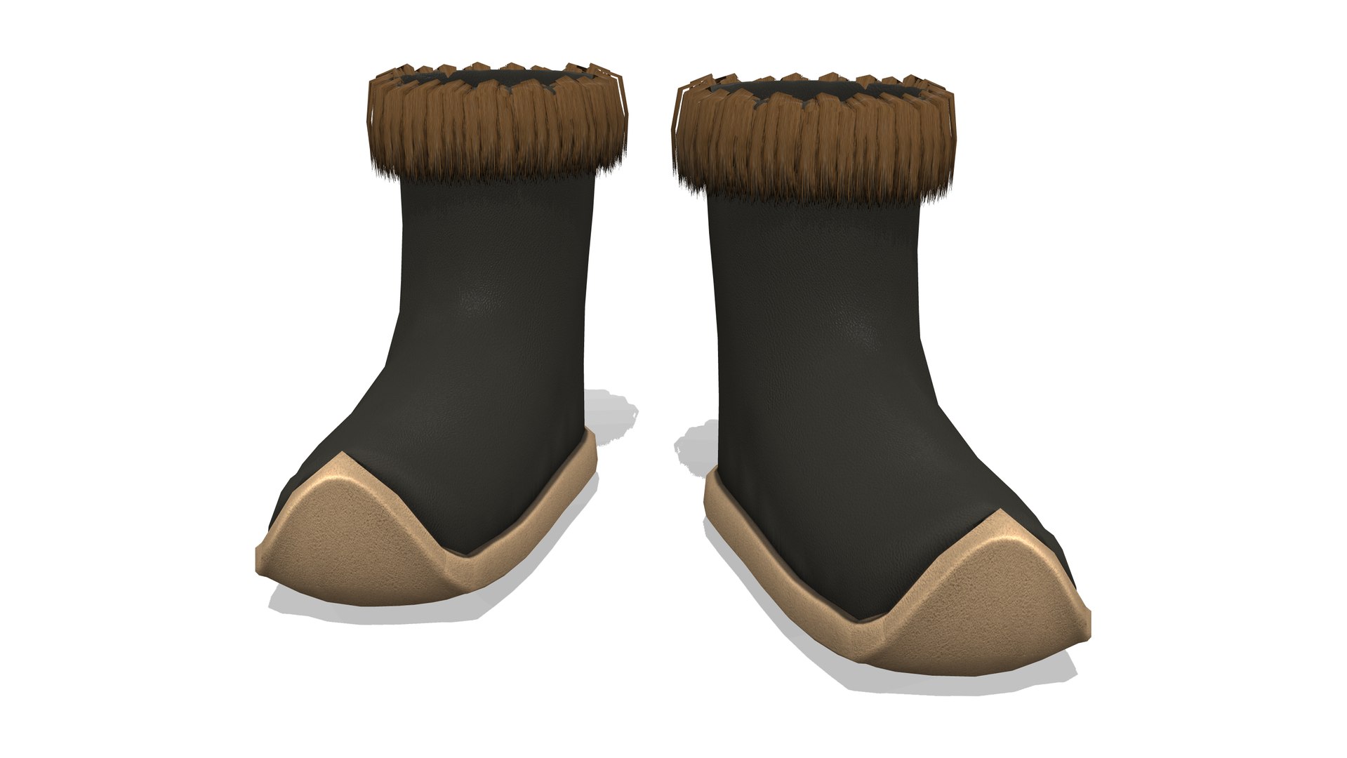 3D Mongol Warrior Steps Boots Model - TurboSquid 1965291
