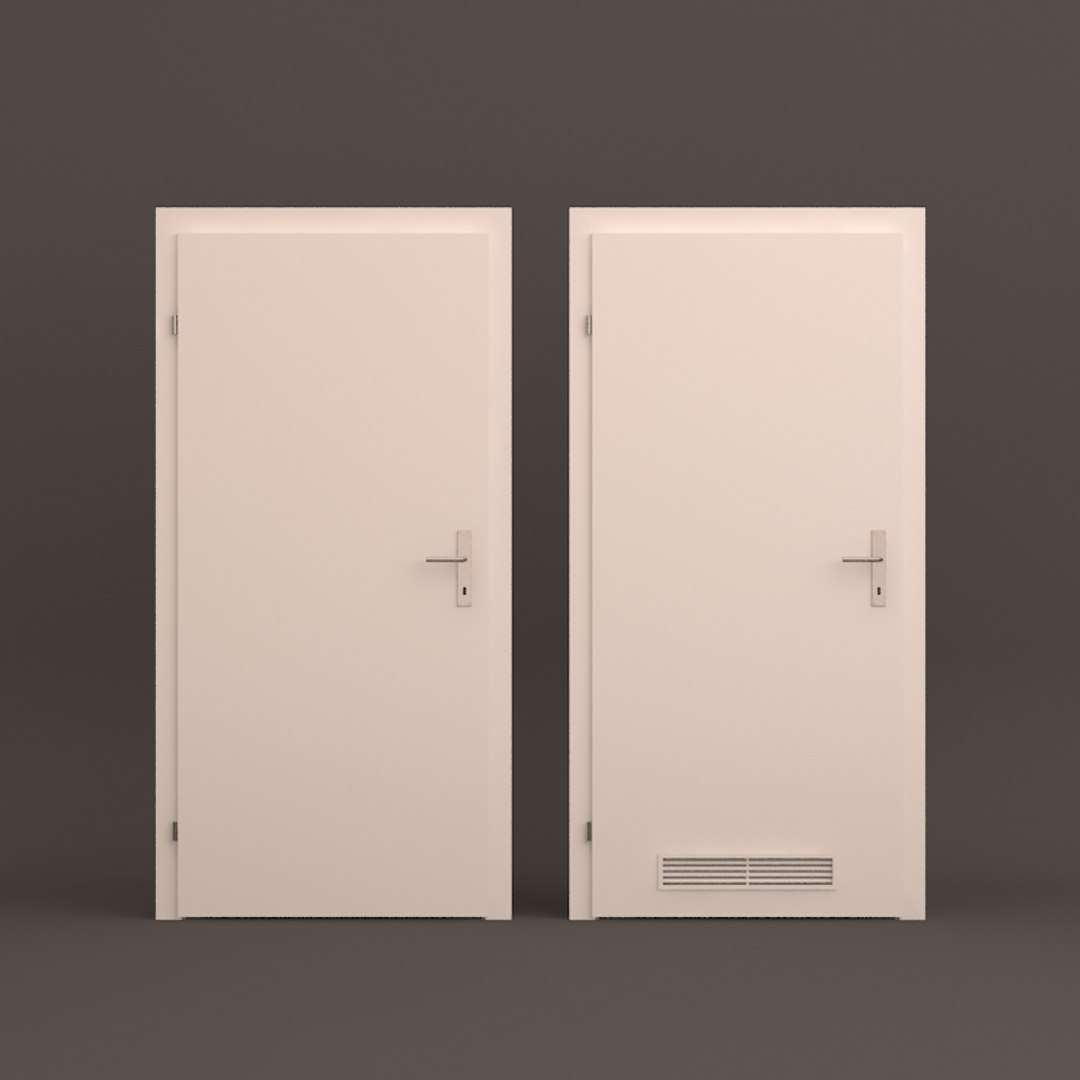 3D Room Door 1 - TurboSquid 1383514