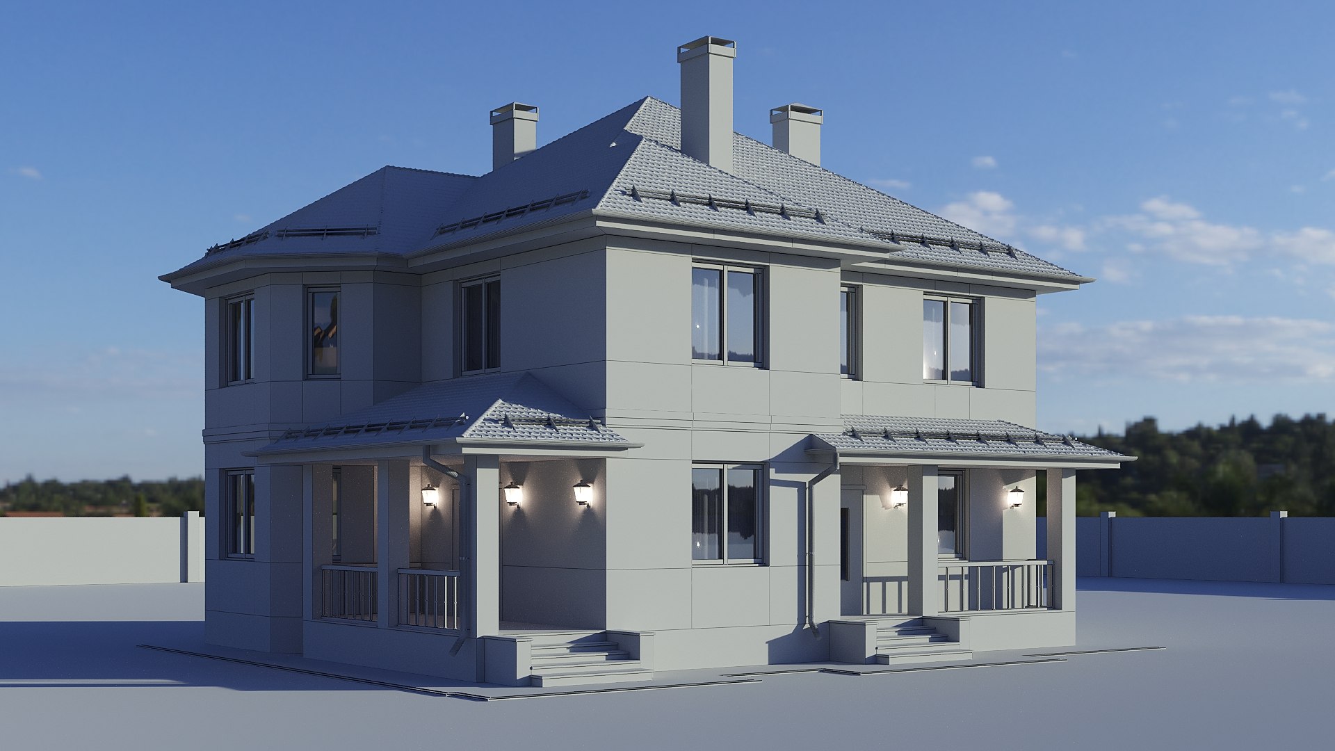 Free 3D Cottage Model - TurboSquid 2048494