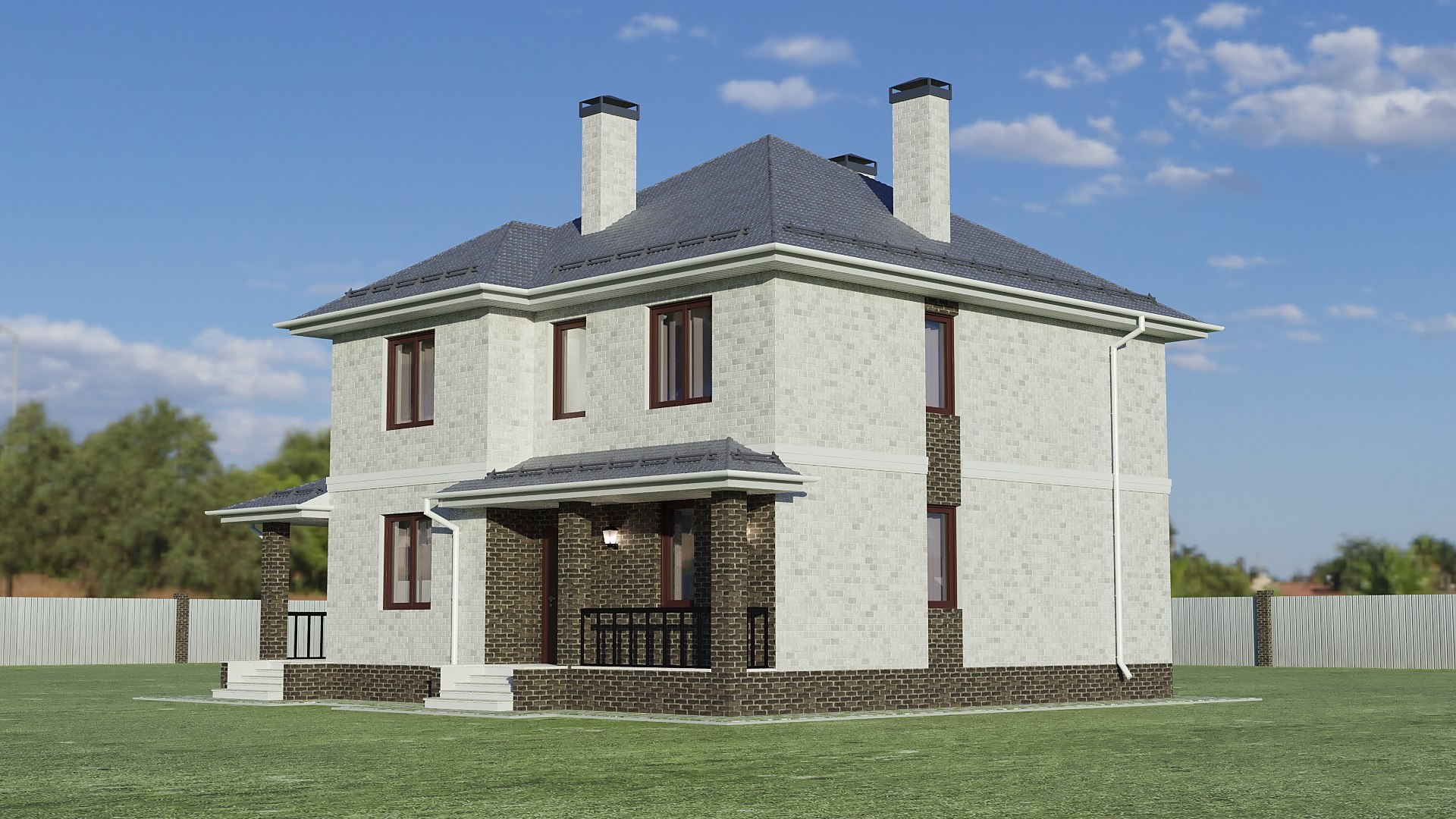 Free 3D Cottage Model - TurboSquid 2048494