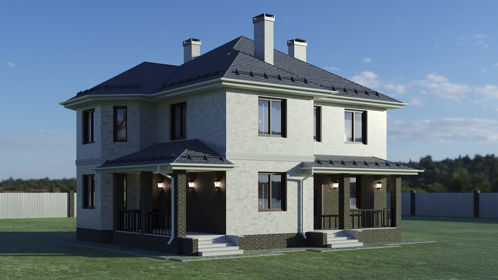 Free 3D Cottage Model - TurboSquid 2048494