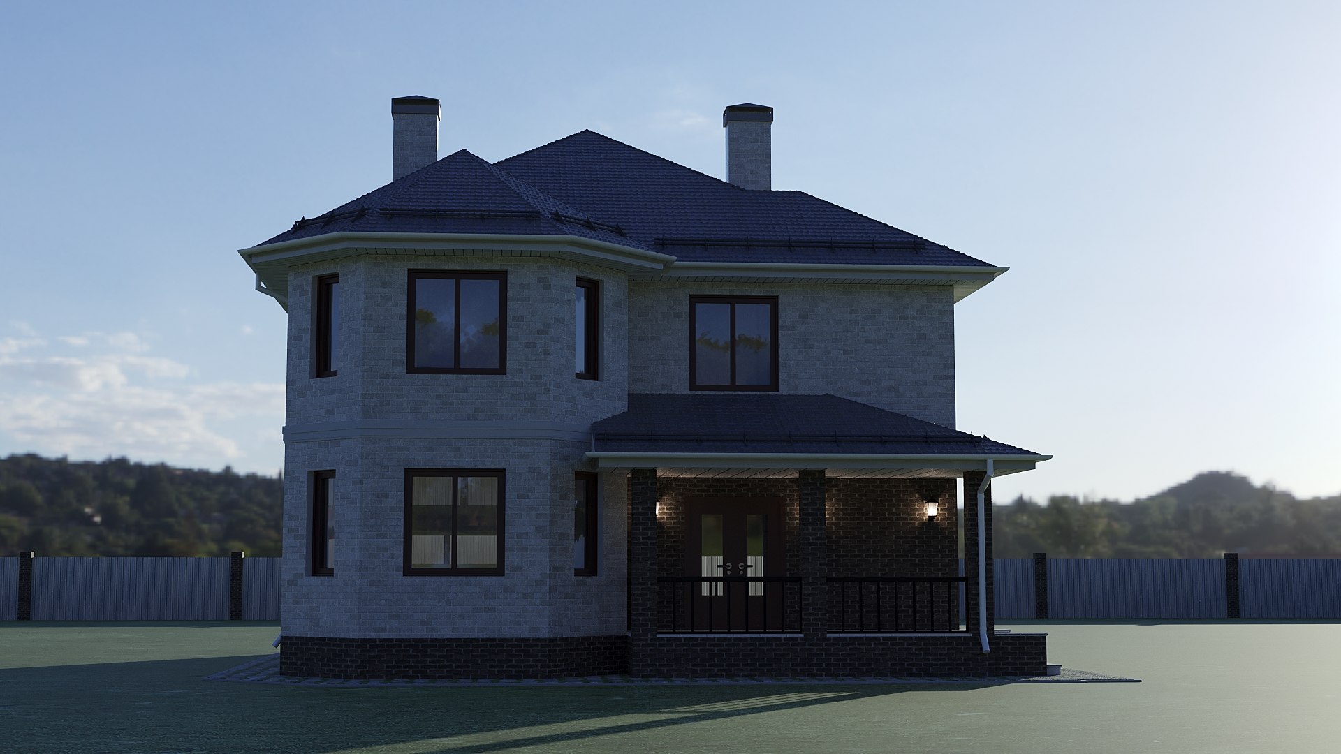 Free 3D Cottage Model - TurboSquid 2048494