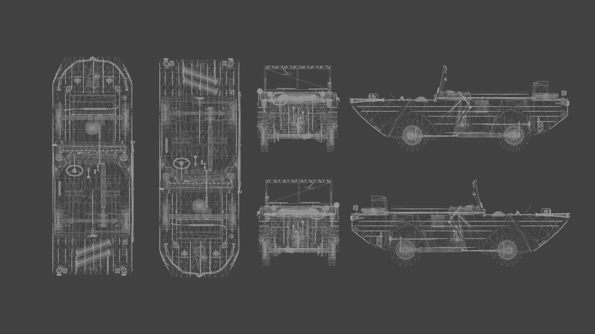 Jeep GPA USA Army Model - TurboSquid 2060982