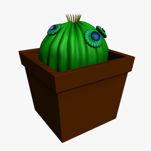 3d cactus plant model
