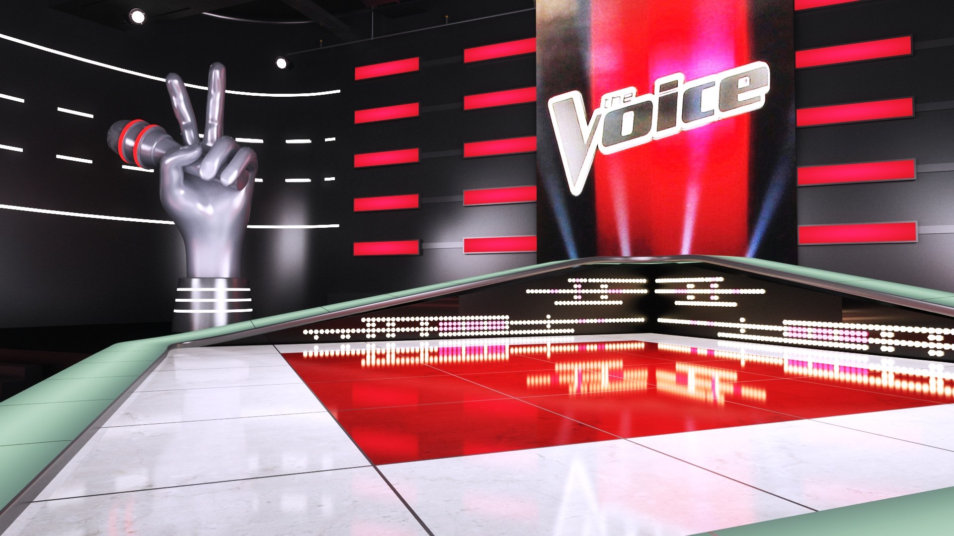 The Voice Tv Studio Collection 3D Model - TurboSquid 1725551